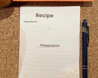 Printable and Digital Recipe Card - Etsy