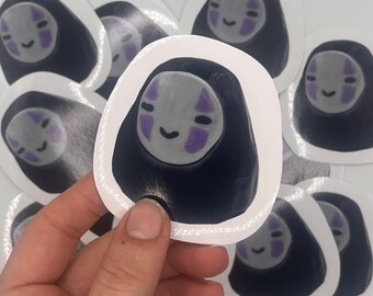 No Face Sticker - Etsy