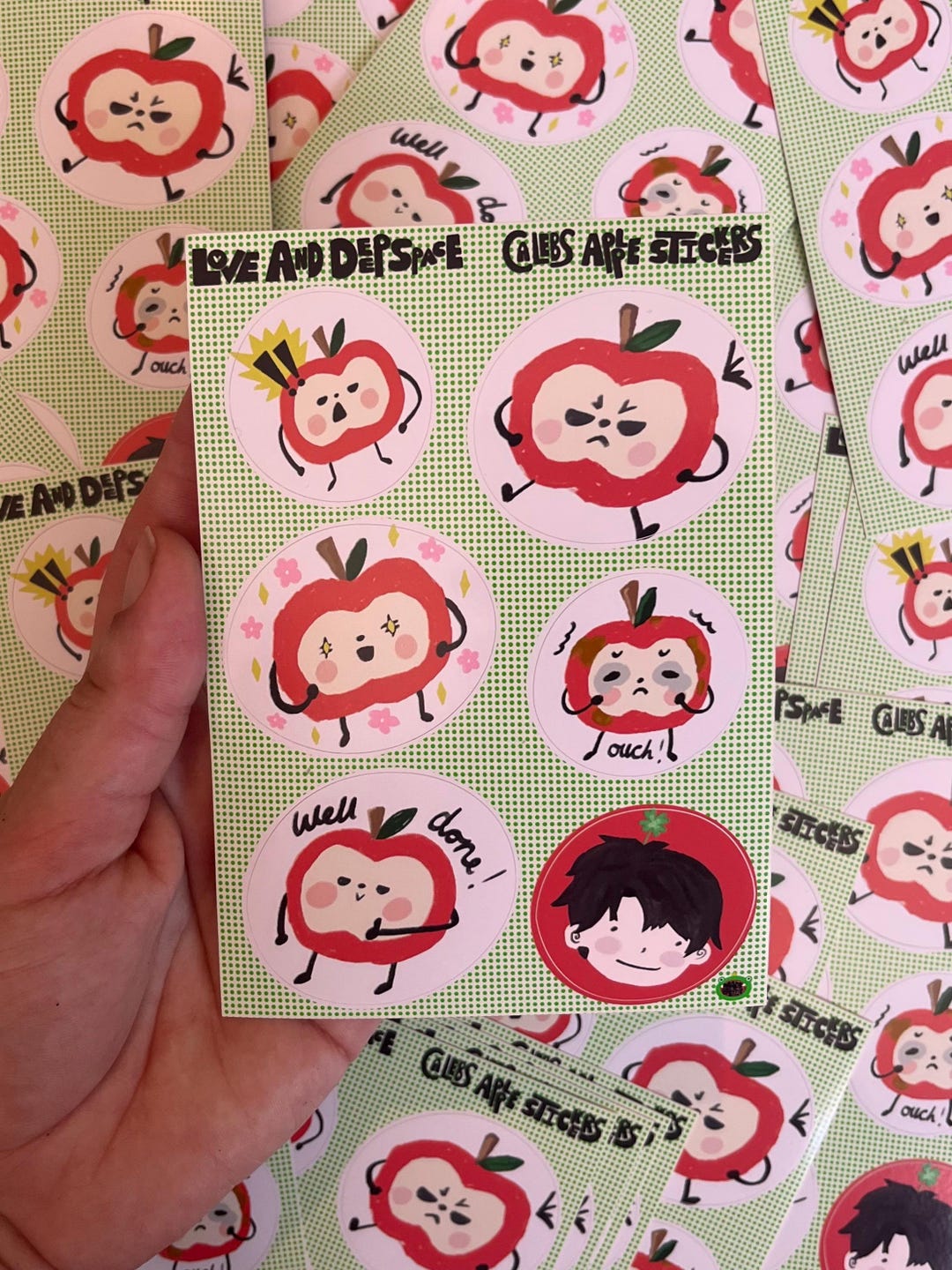 Love and Deep Space Caleb Sticker Sheet - Etsy