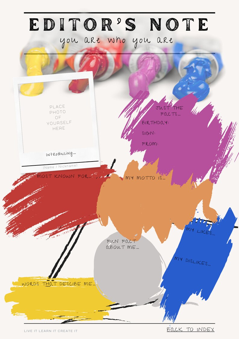 Artsy Magazine Inspired Planner and Journal - Etsy