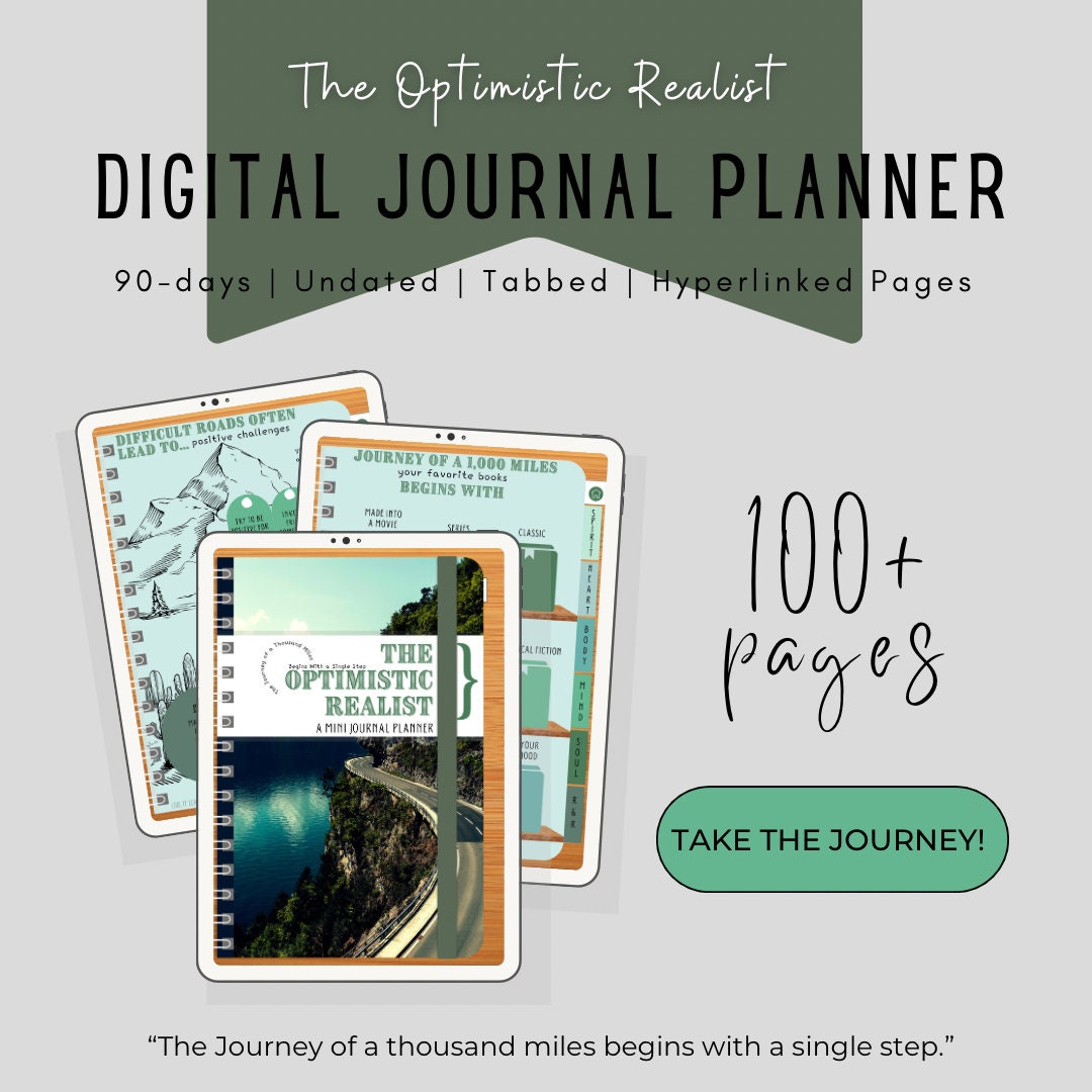 90 Day Journal Planner Combo, Undated Digital Planner, Digital Planner ...