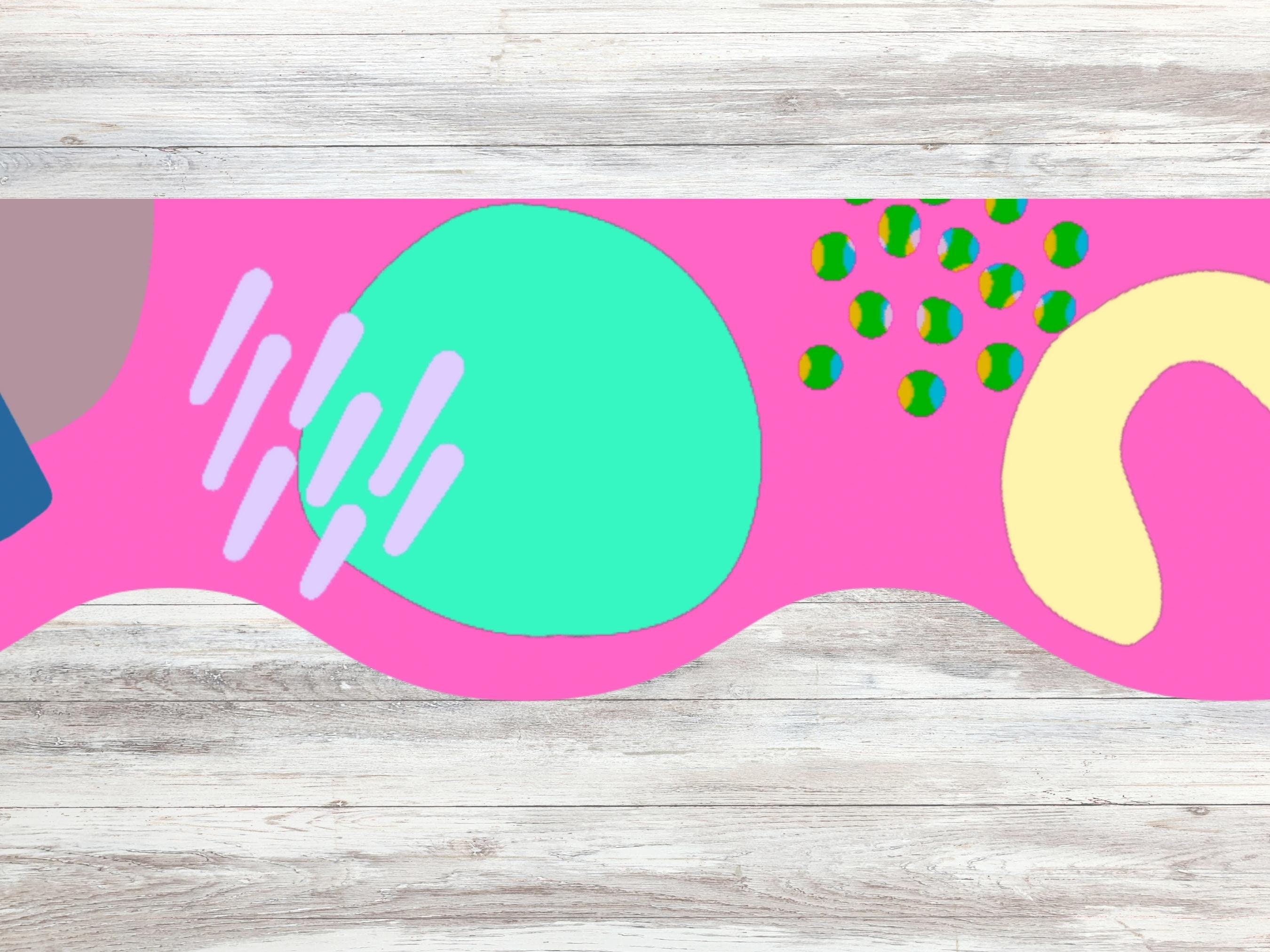 Totally 80s Bold and Bright Classroom Bulletin Board Border Set of 3 ...