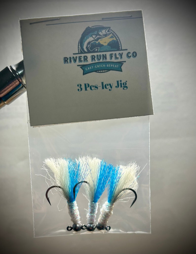 3 Pcs- Icy Jig- Fly Fishing- Crappie Fishing - Etsy