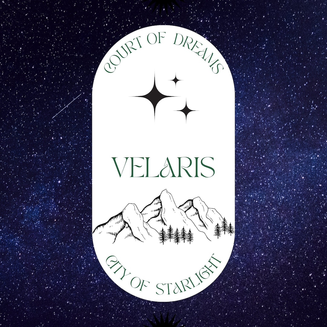 Velaris, City of Starlight, Court of Dreams ACOTAR Inspired Bookish ...