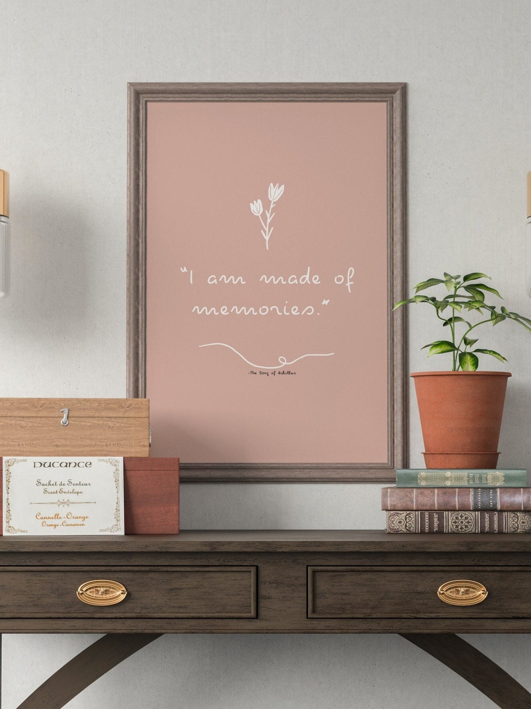 I Am Made of Memories-the Song of Achilles Digital Print, Bookish Quote ...