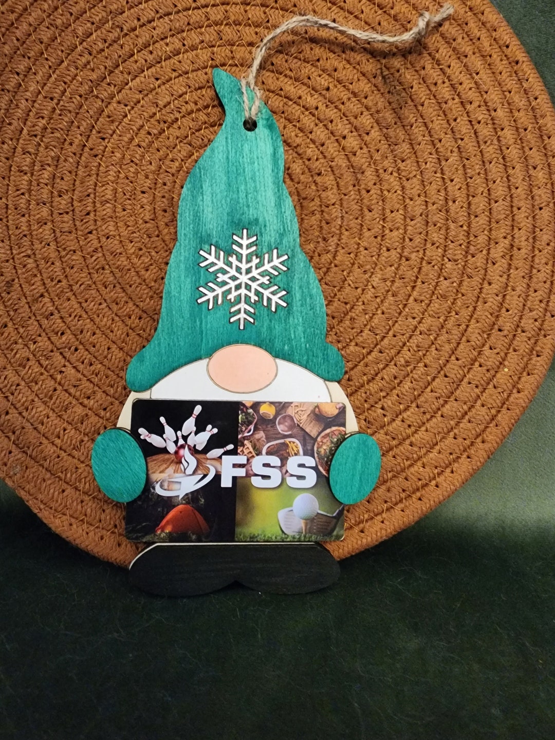 Gnome Christmas Gift-card Holder, Gift-card Ornament, Gnome Gift, Gnome ...