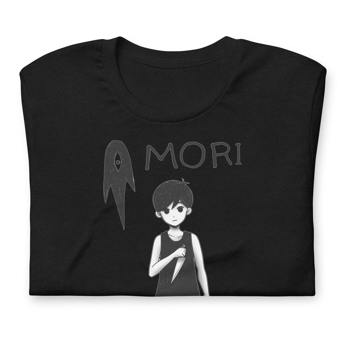 Omori Unisex Print T-shirt Fun Art: Perfect Halloween Gift - Etsy