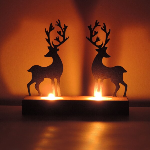 Deer Candle Holder - Etsy