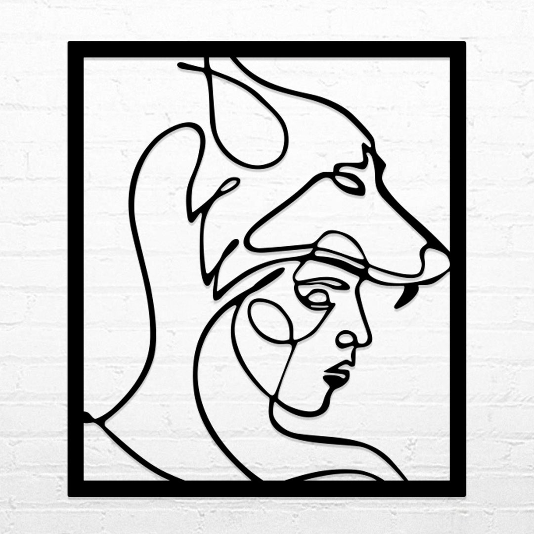 Wolf Head Metal Sign, Wolf Metal Wall Art, Wolf Hanging, Animal Decor ...