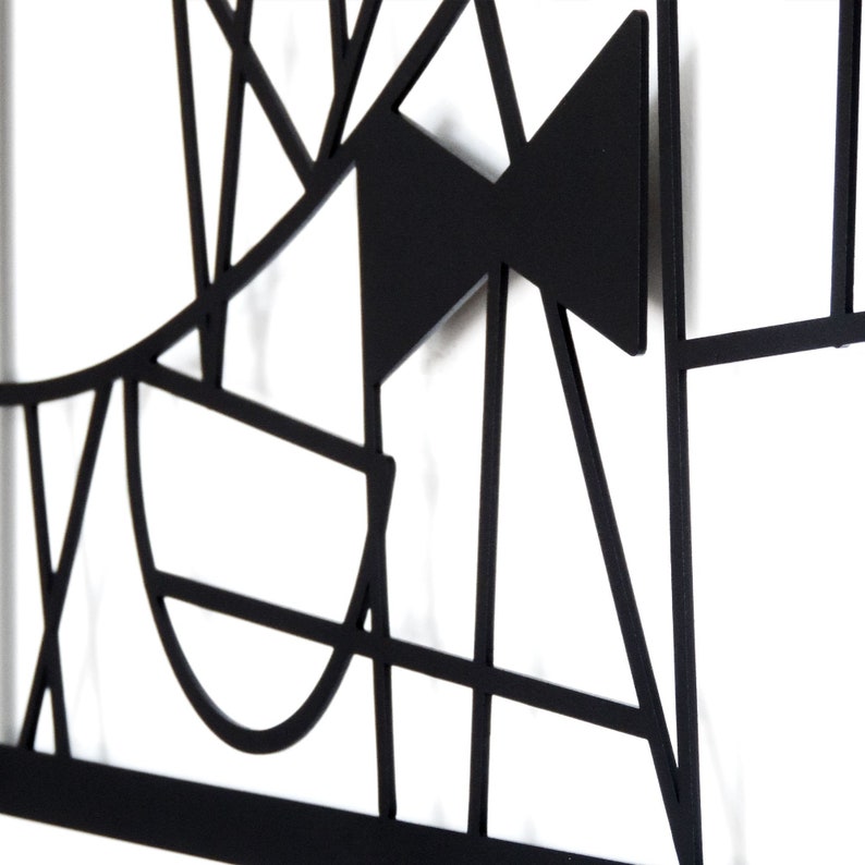 Picasso Cubism Sign Unique Metal Wall Art Abstract Wall - Etsy