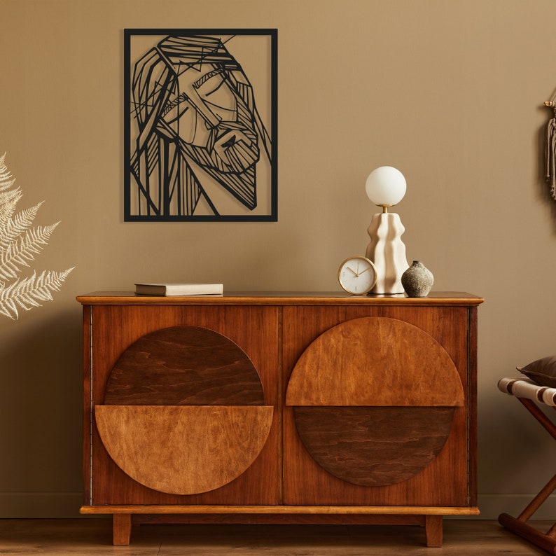 Metal Wall Art of Jesus Christ Face Jesus Metal Wall Hanging - Etsy