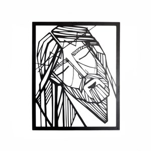Metal Wall Art of Jesus Christ Face, Jesus Metal Wall Hanging, Jesus ...