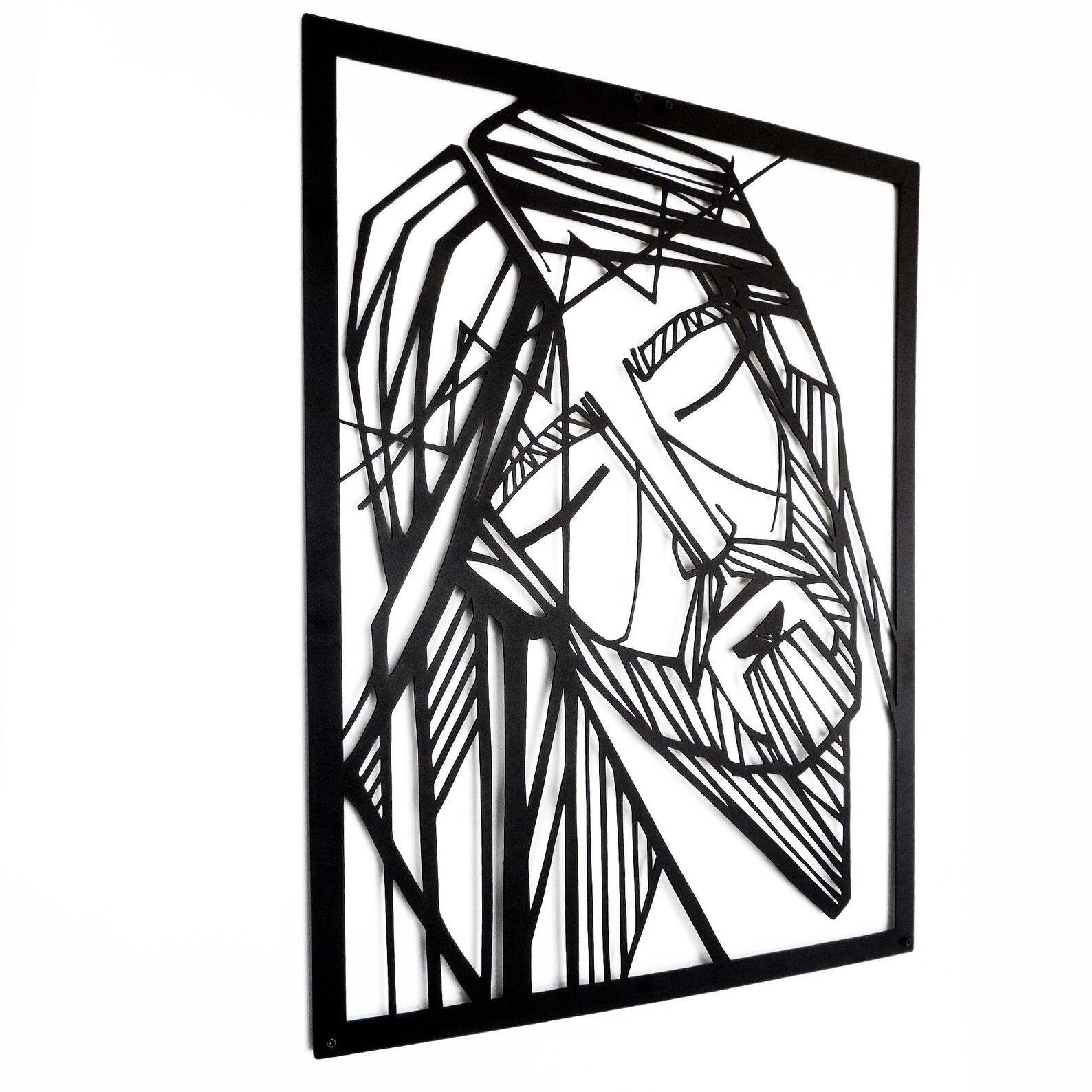 Metal Wall Art of Jesus Christ Face Jesus Metal Wall Hanging - Etsy
