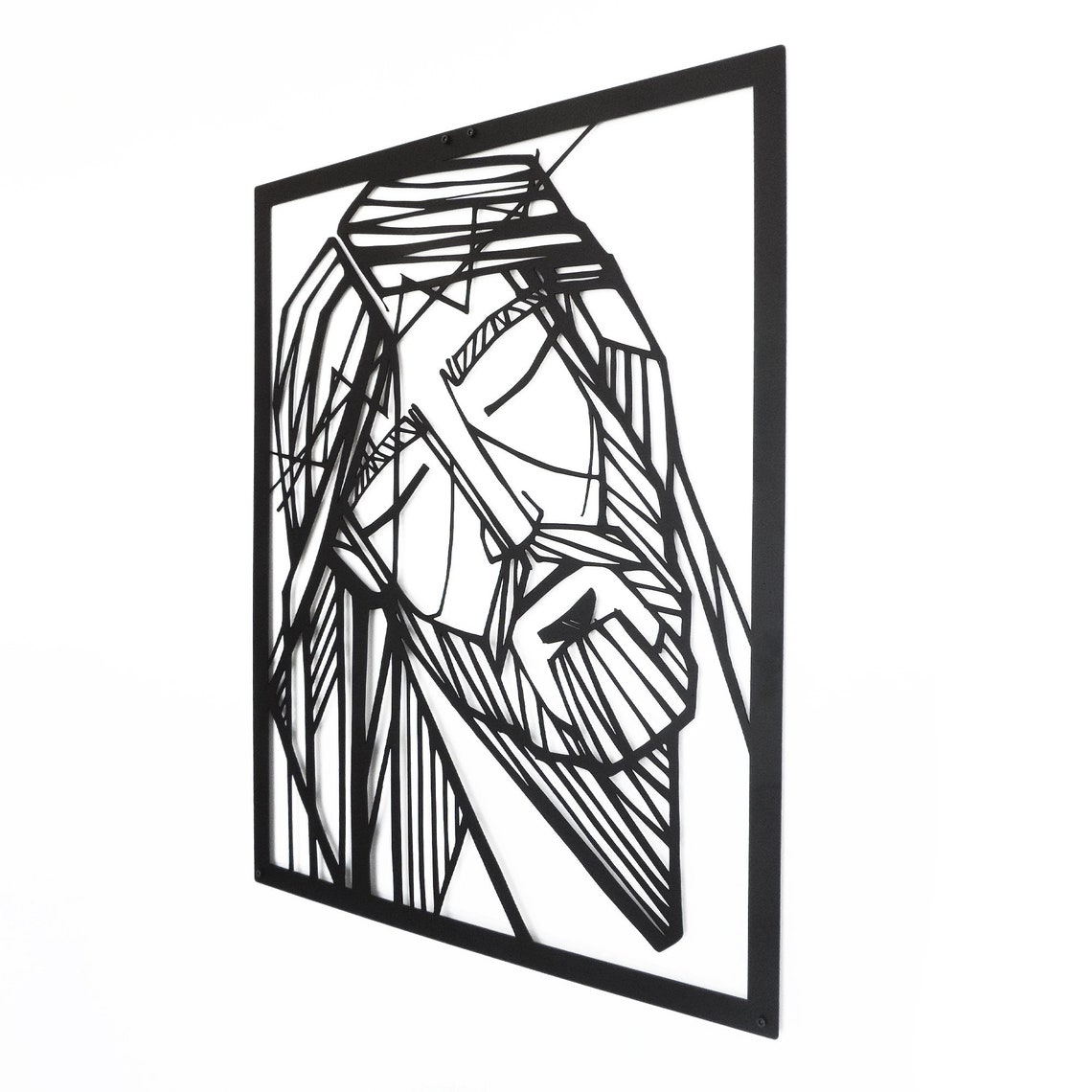 Metal Wall Art of Jesus Christ Face Jesus Metal Wall Hanging - Etsy