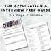 Free Resume & Cover Letter Template - Job Application, Job Search ...