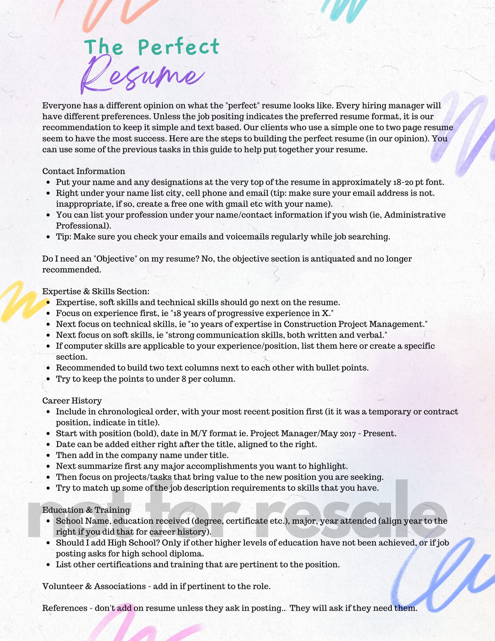 Career Planner (skills Assessment, Resume, Cover Letter, Interview ...