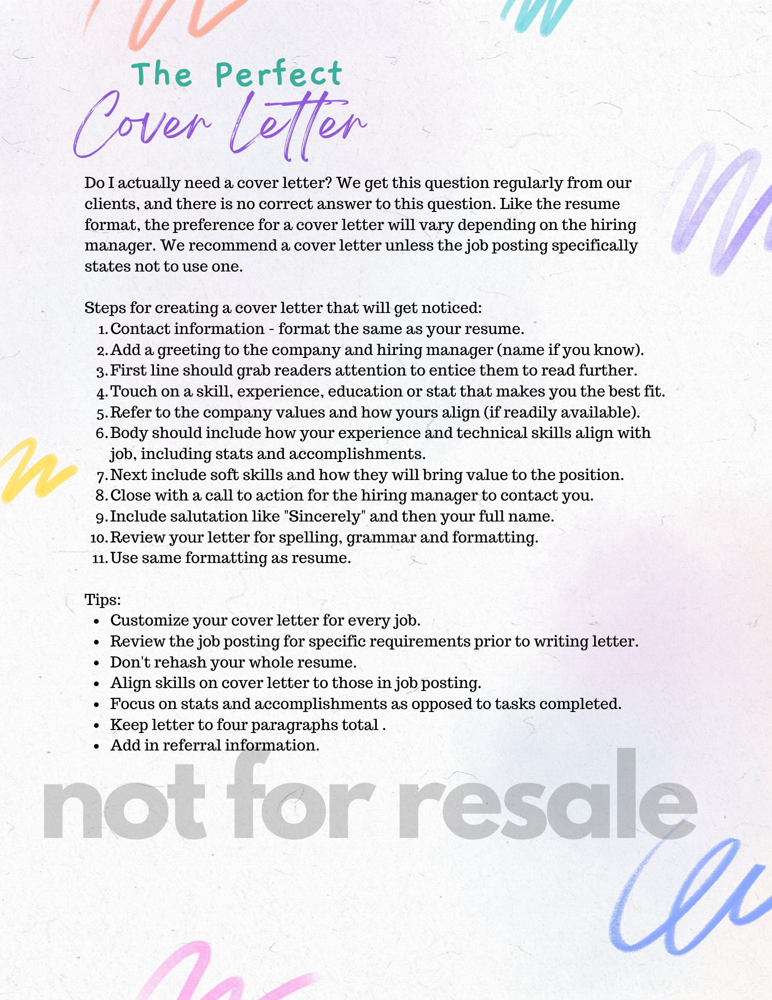 Career Planner skills Assessment, Resume, Cover Letter, Interview ...