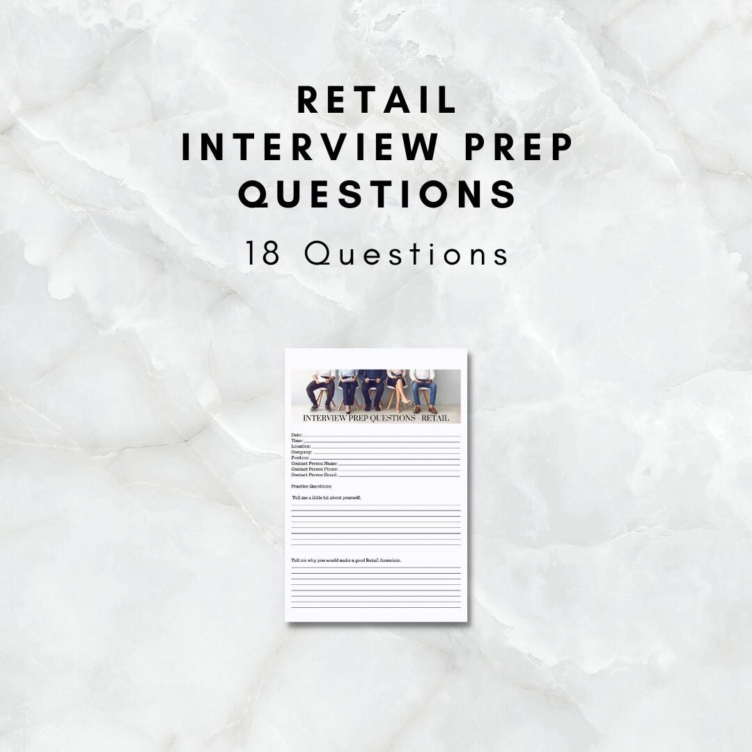 Interview Prep Questions for Retail Positions - Help Prepare for ... Interview Prep Questions for Retail Positions - Help Prepare for ...