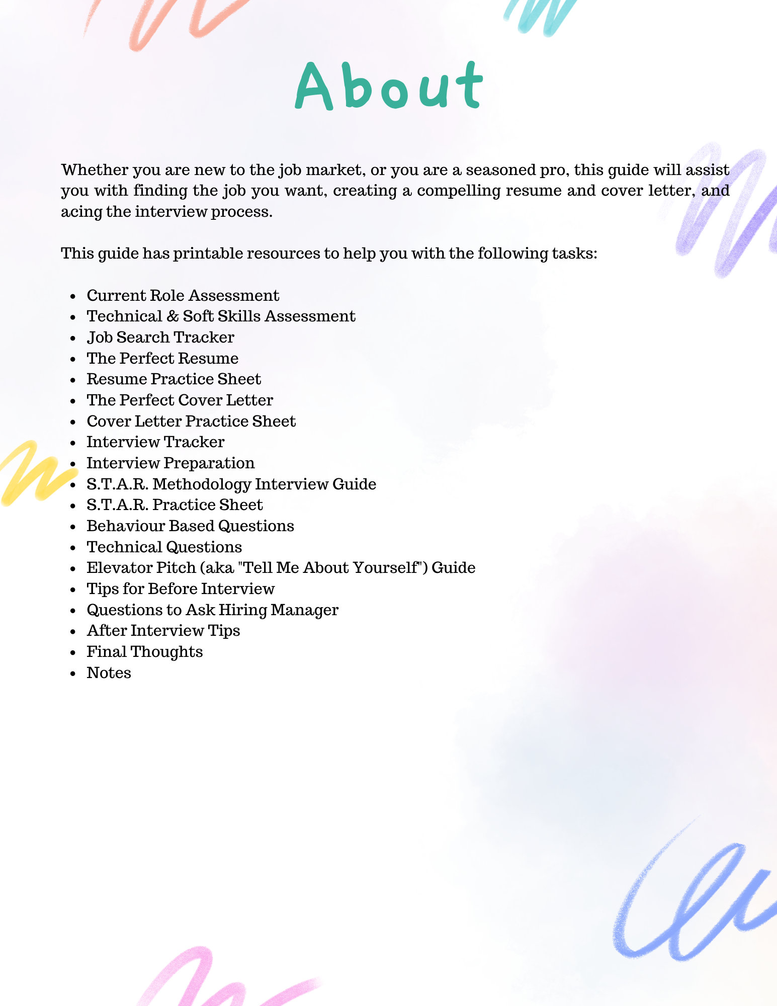 Career Planner skills Assessment, Resume, Cover Letter, Interview ...