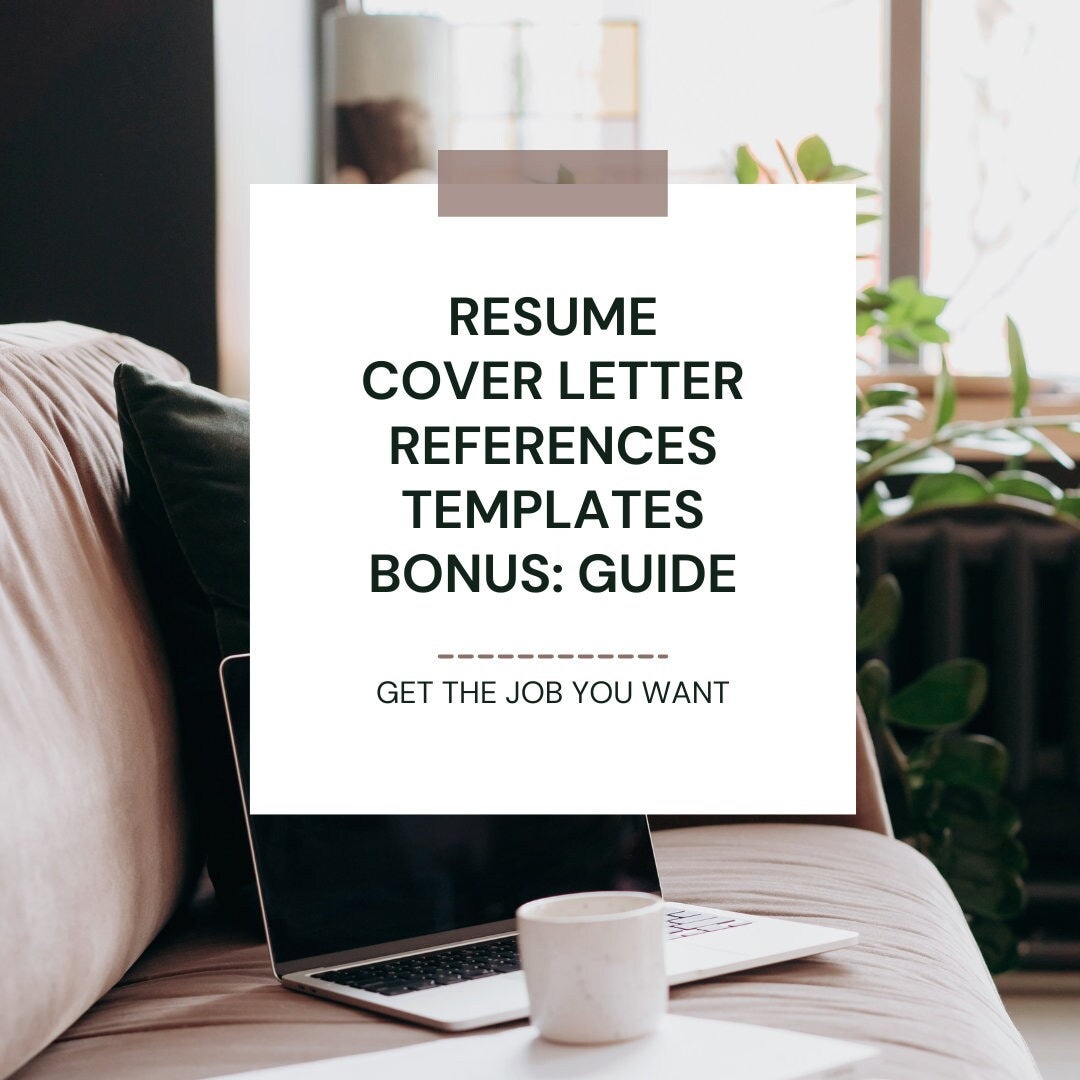 1 Page Resume, 2 Page Resume, Cover Letter, References Template - Word ...