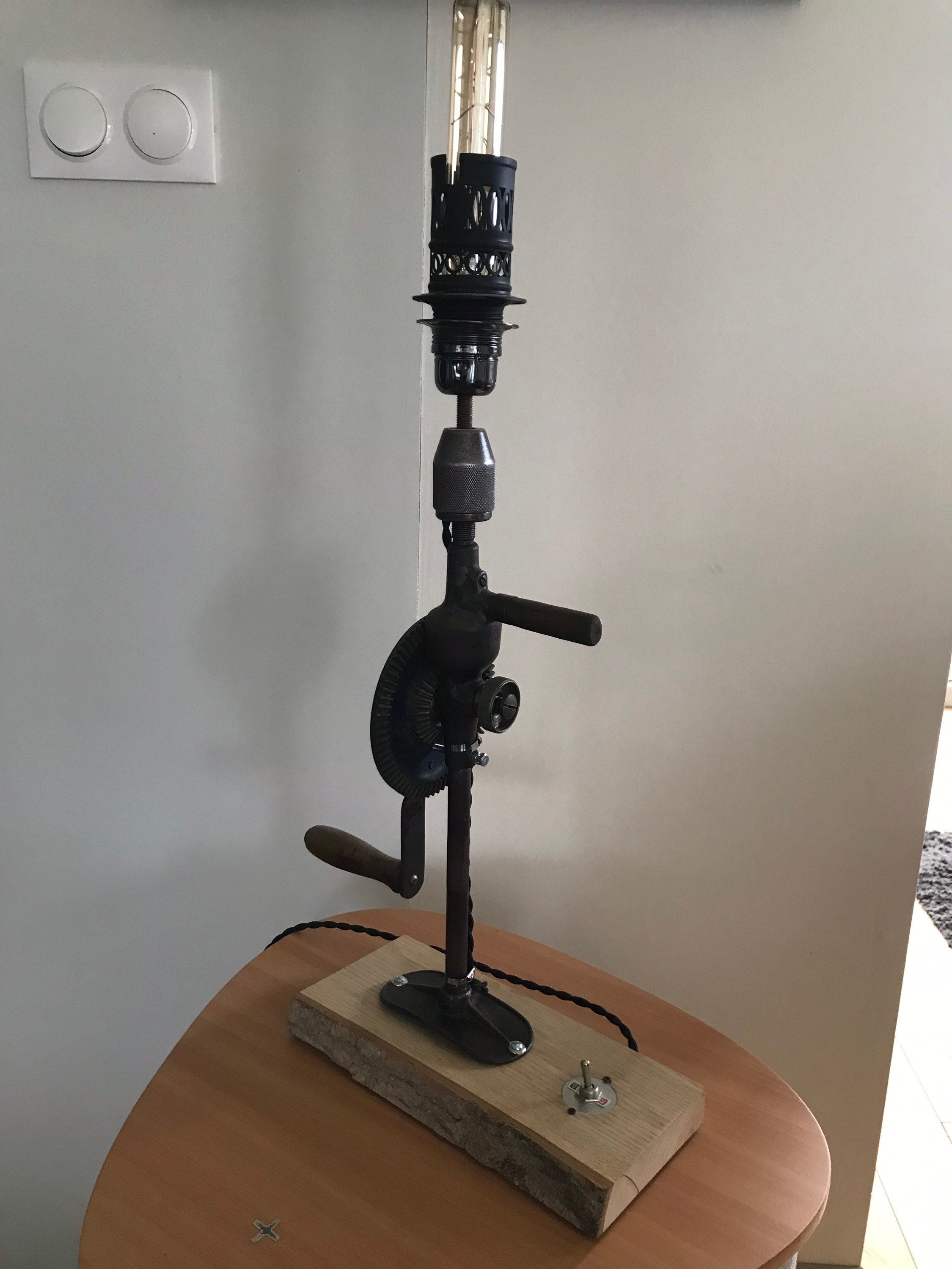Chignole mécanique, lampe à poser - Etsy France