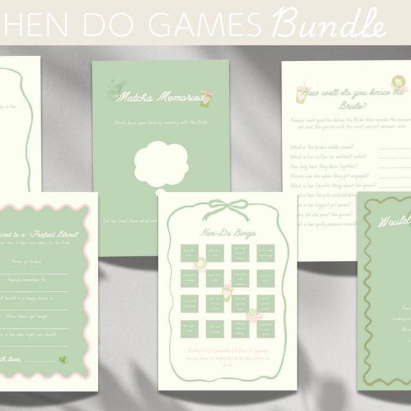 Green Theme Hen Do - Etsy UK