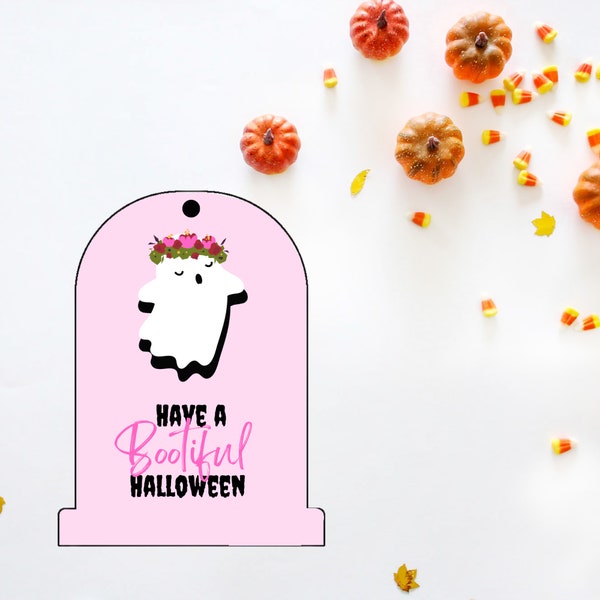 Ghost With Flower Crown - Etsy