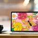 Groovy Floral Variety Pack x4 Laptop/macbook/desktop - Etsy