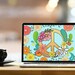 Groovy Floral Variety Pack x4 Laptop/macbook/desktop Wallpapers - Etsy