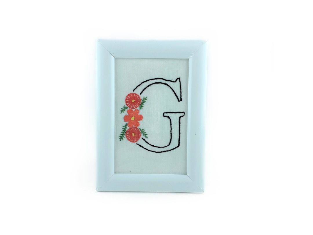 A Handmade Letter Thread Art Made With a 100% Cotton Thread and Natural ...