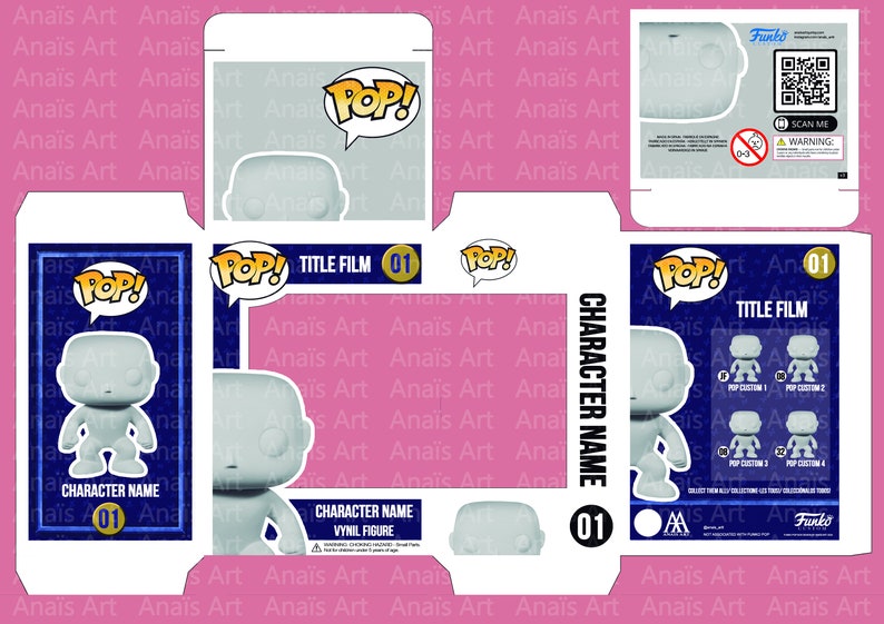 Custom Design for Funko Pop Box - Etsy