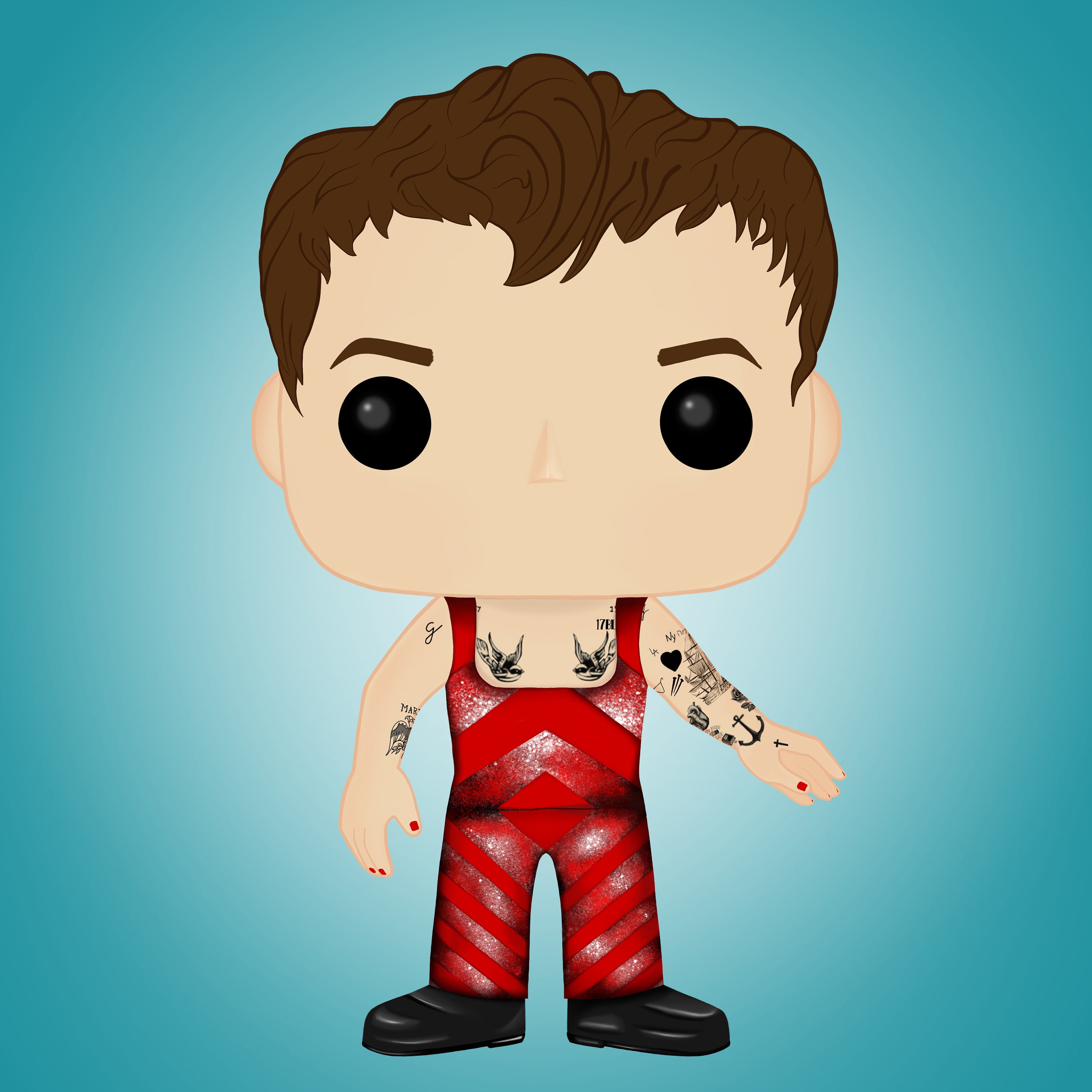 Funko Pop Custom Digital Illustration - Etsy