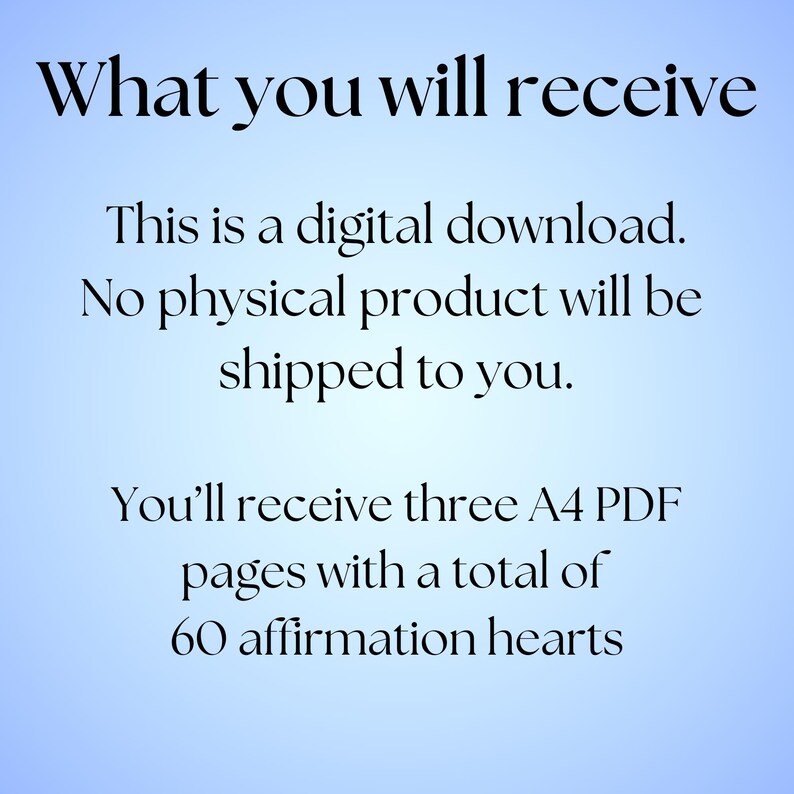 60 Self Love Hearts Affirmation Cards, Marble, Blue, Purple, Valentine ...