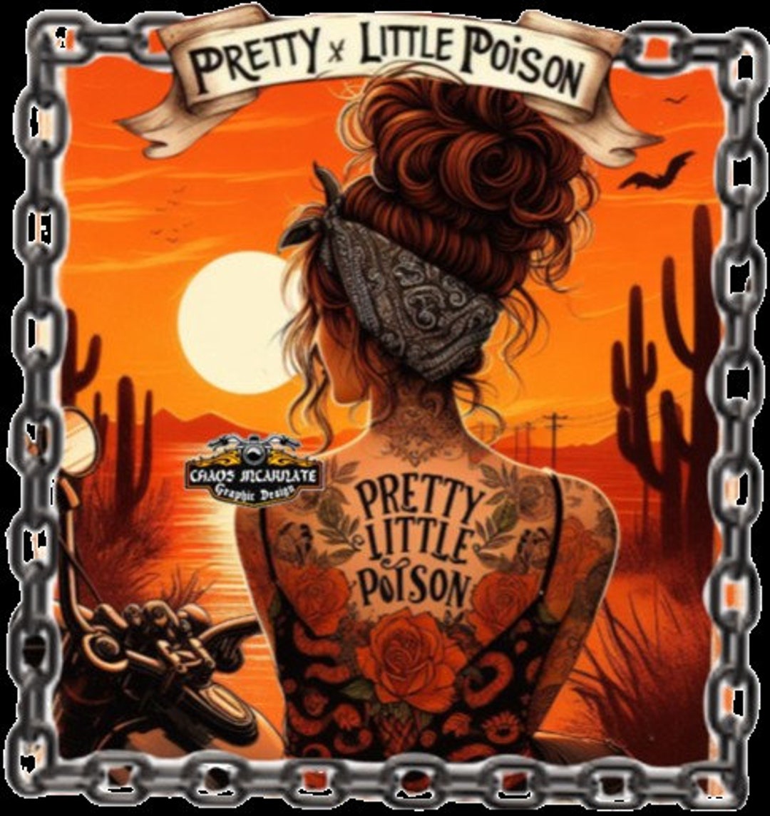 Pretty Little Poison PNG, Warren Zeiders Sublimation PNG, Warren ...