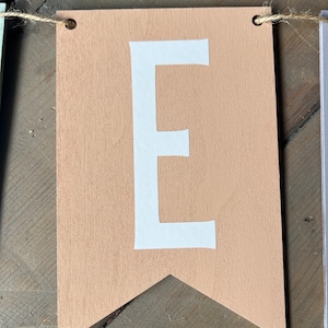 Feliz Cumpleaños Wooden Banner, Pastel Spanish Birthday Banner ...