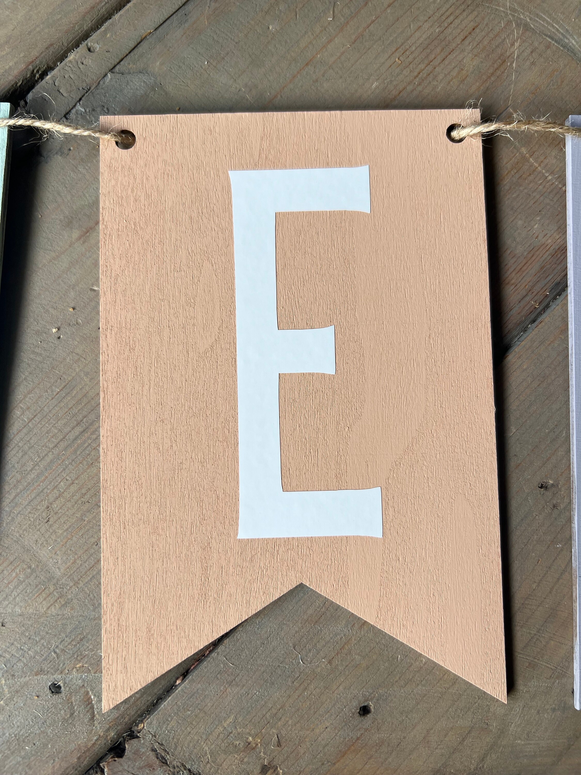 Feliz Cumpleaños Wooden Banner, Pastel Spanish Birthday Banner ...