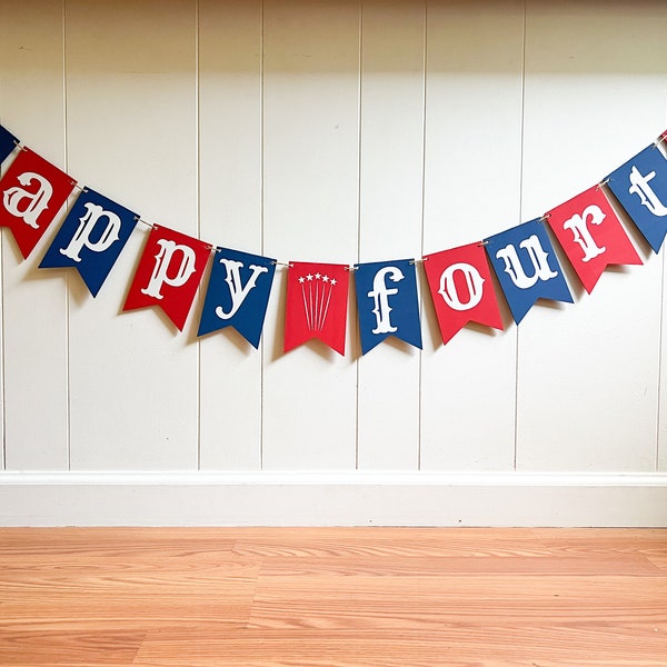 4th of July Bunting - Etsy