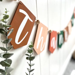 Thankful Wooden Banner, Thanksgiving Banner, Thanksgiving Photo Prop ...