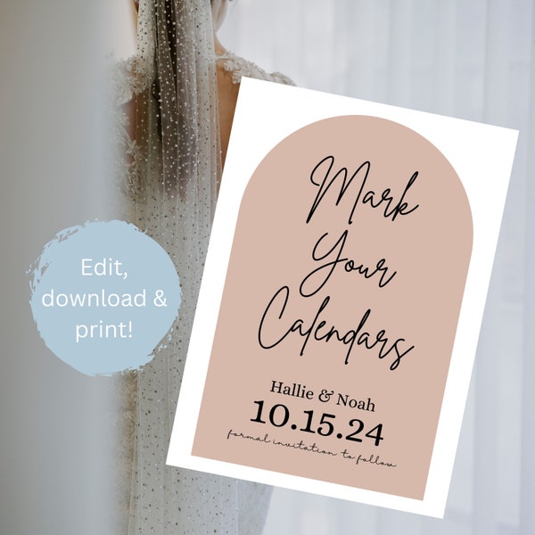 Mark the Date - Etsy