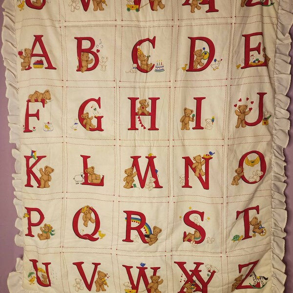 Alphabet Quilt - Etsy