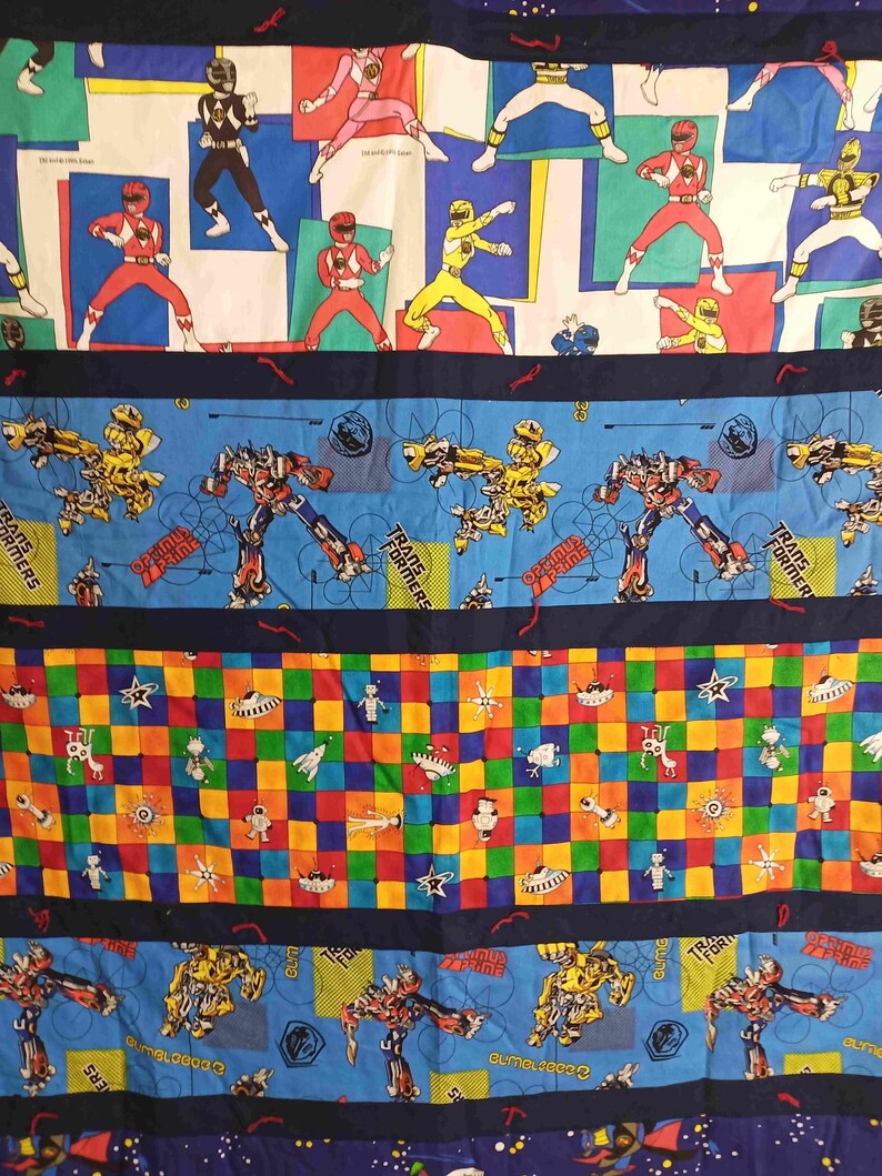 Handmade Vintage Cartoon Quilt - Etsy