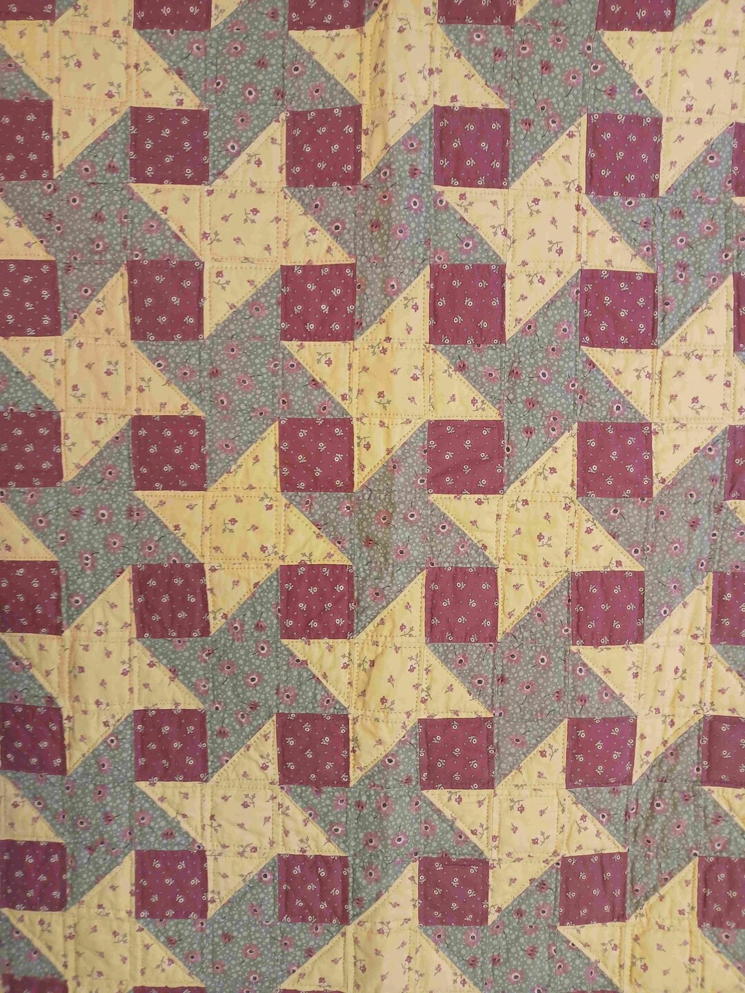 Handmade 4 Point Star Quilt - Etsy