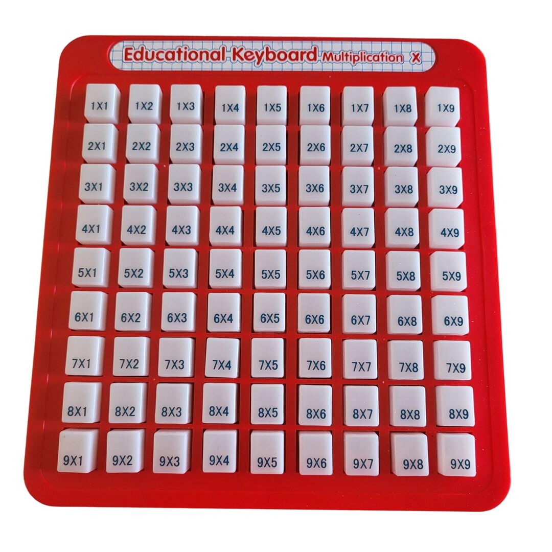 Multiplication Educational Keyboard Press & Learn Homeschool Toy Kids ...
