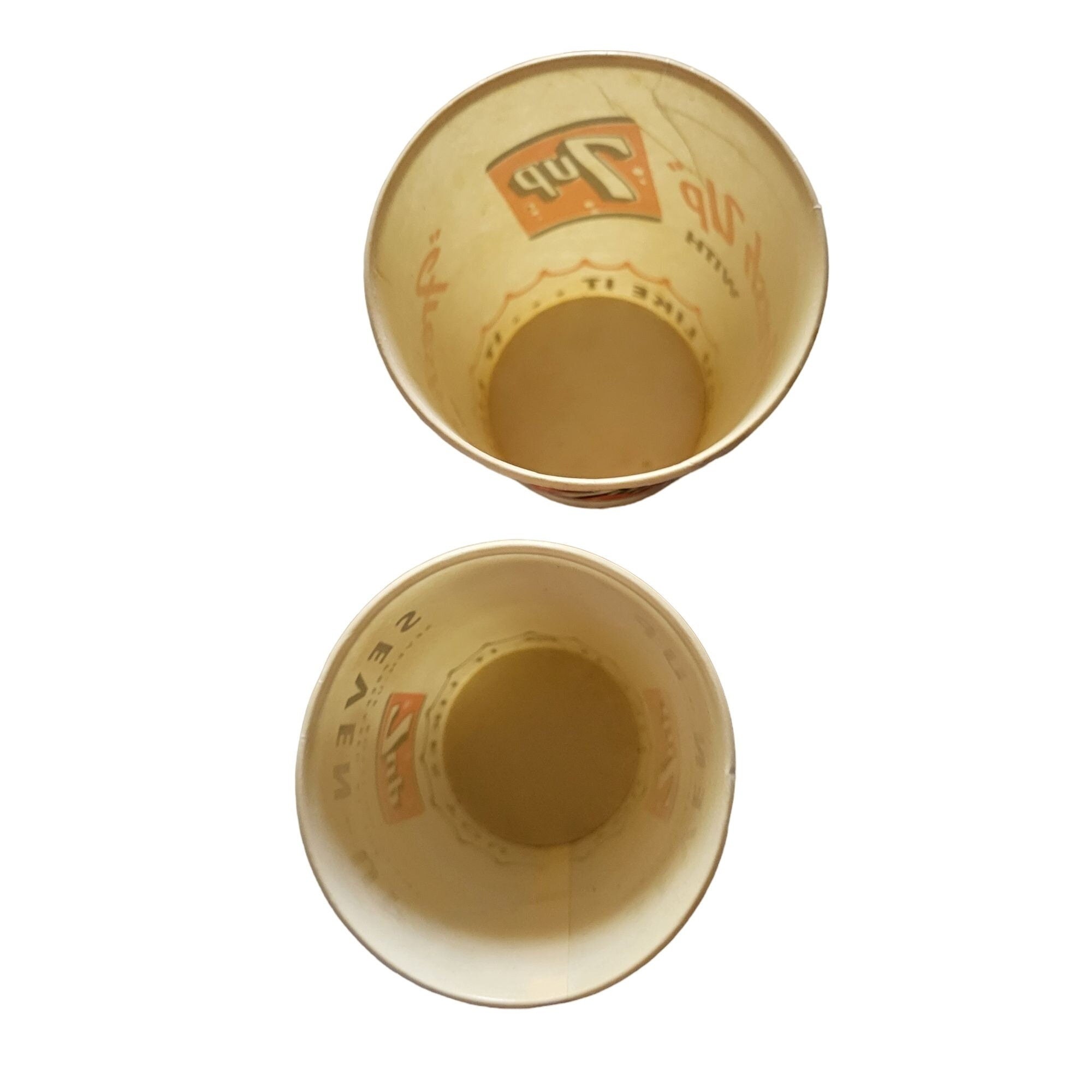 Vintage 7up Wax Paper Cups, Set of 2, Soda Collectible - Etsy
