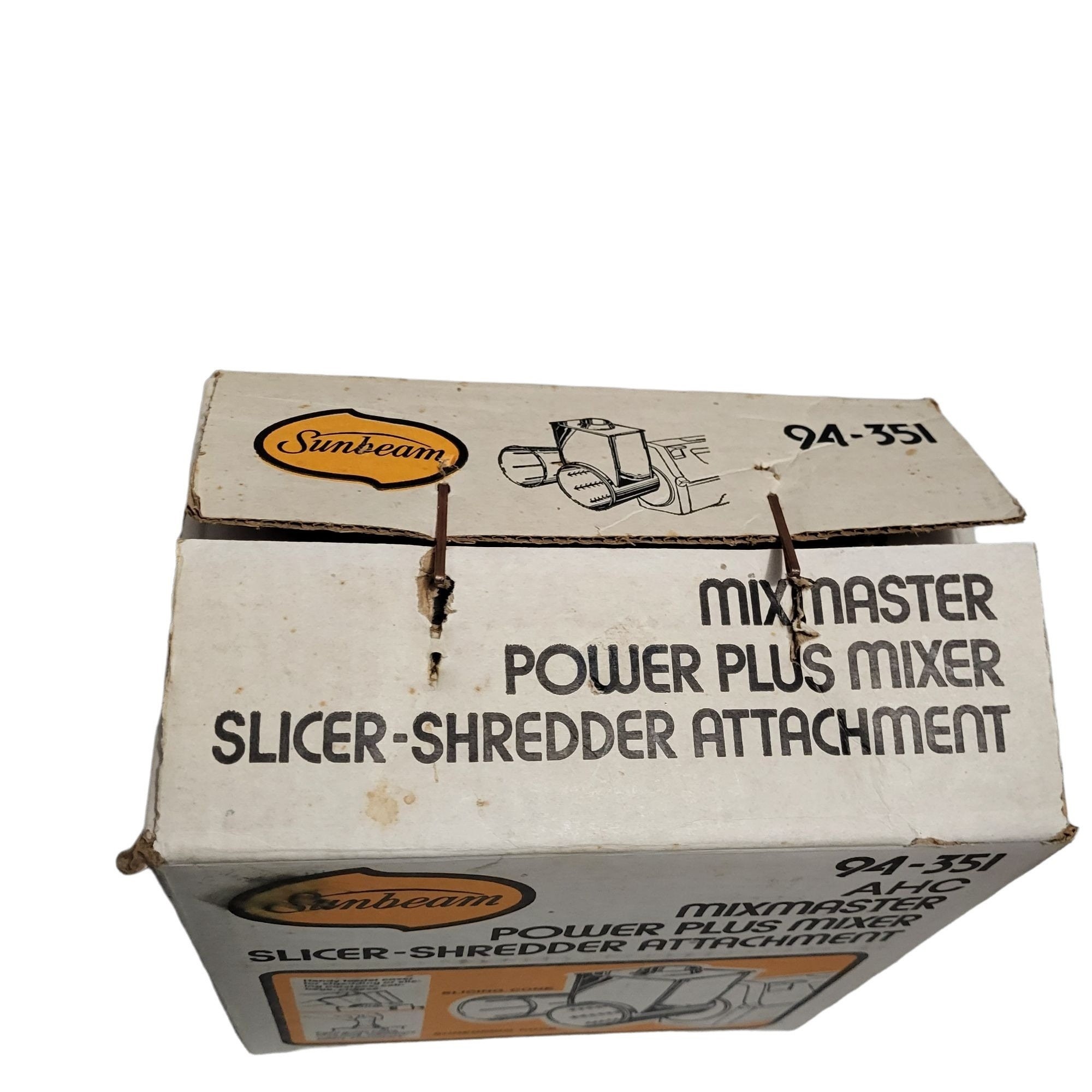 NEW Sunbeam Mixmaster Power Plus Mixer Slicer-shredder Attachment 94 ...