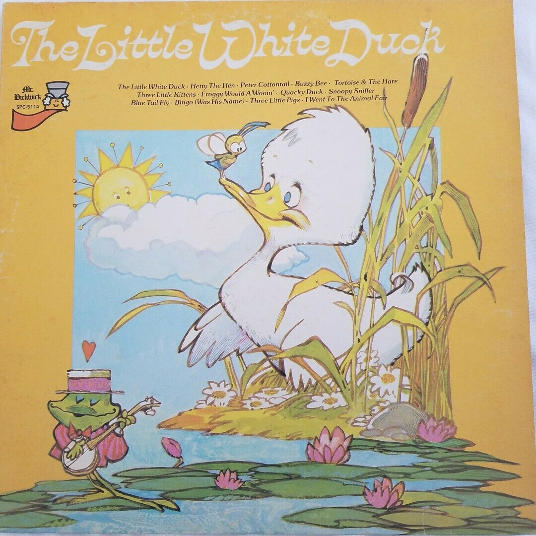 The Little White Duck Mr Pickwick Record Vintage Childrens Songs LP ...