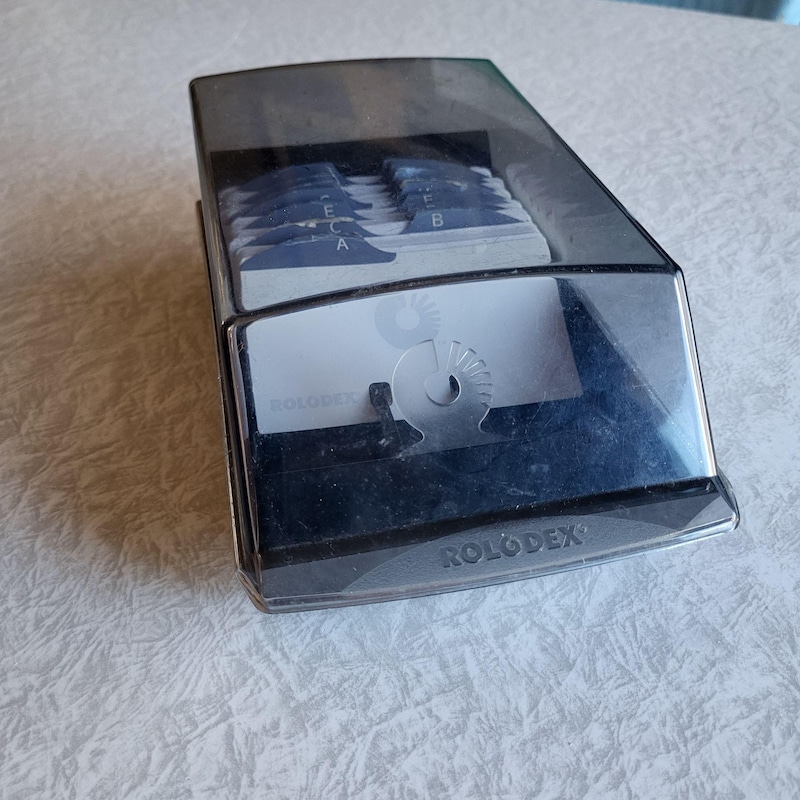 Rolodex Card Holder - Etsy