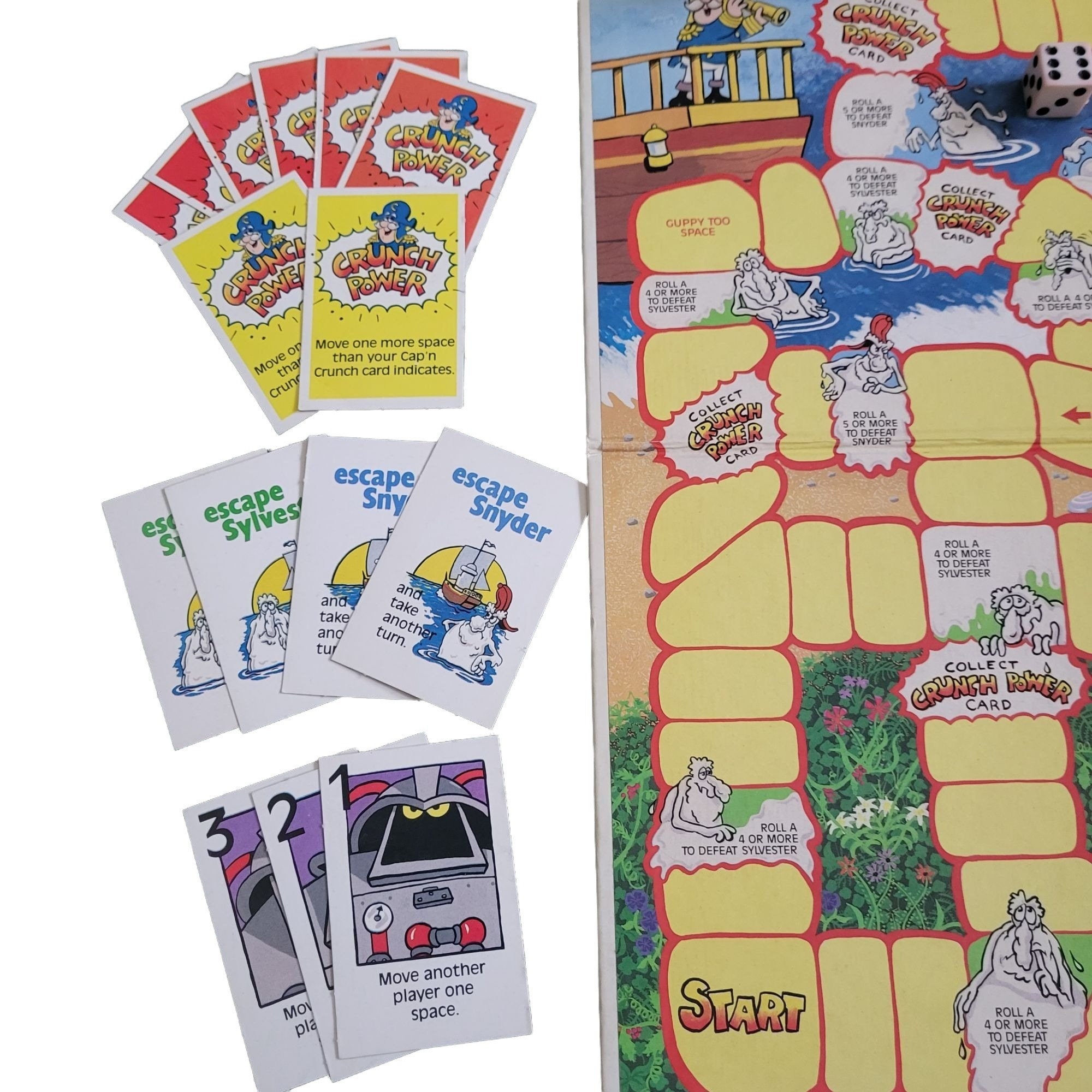 Cap'n Crunch Island Adventure Board Game 1980s Cereal Vintage - Etsy