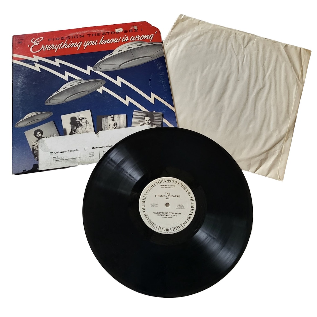 The Firesign Theatre Everything You Know is Wrong Columbia Records Demo ...