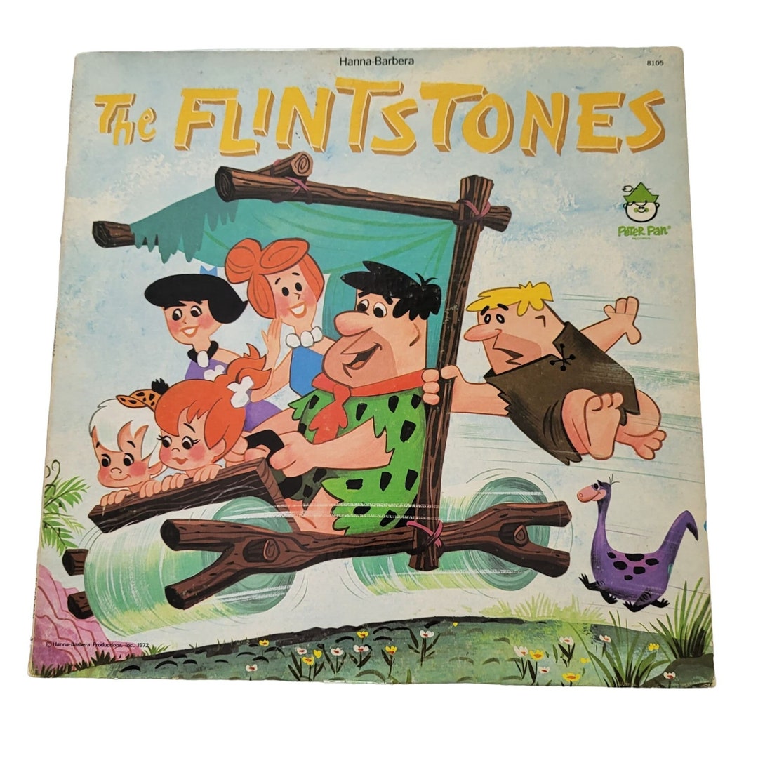 The Flintstones Vinyl LP Hanna Barbera Peter Pan Record Album Cartoon 1972 - Etsy